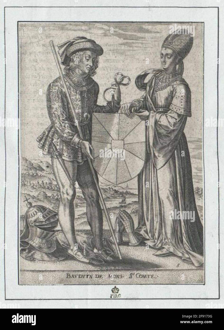 Balduin VI., Count of Flanders Stock Photo - Alamy