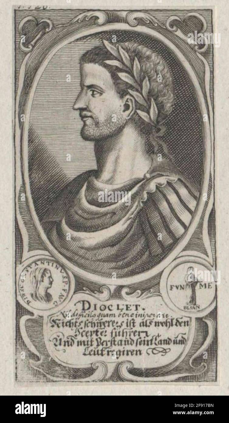Diocletian, Roman emperor Stock Photo - Alamy