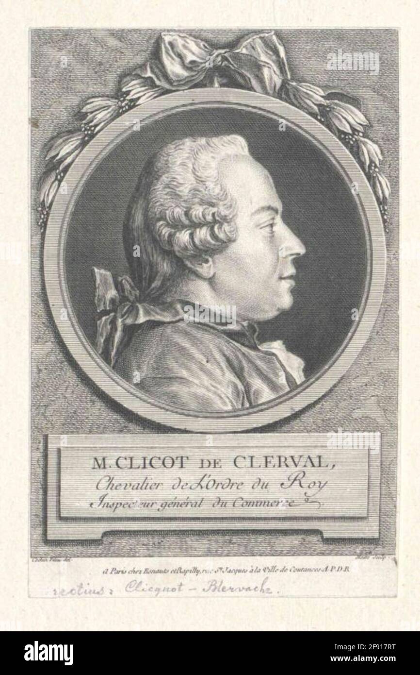 Clicquot of Blervache, Simon Stock Photo - Alamy