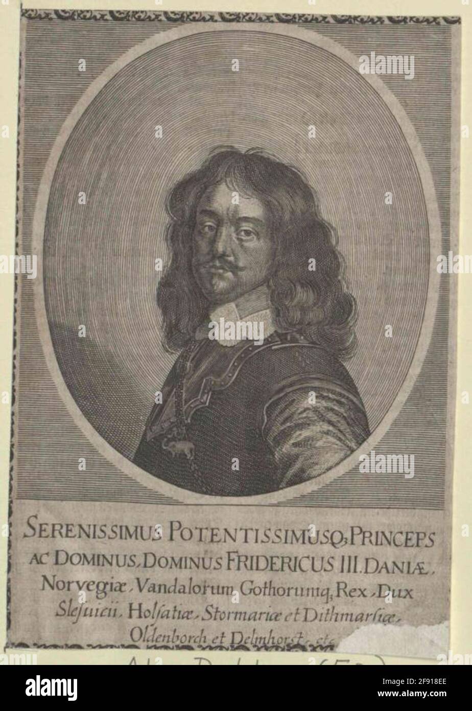 Frederick III., King of Denmark Stock Photo - Alamy