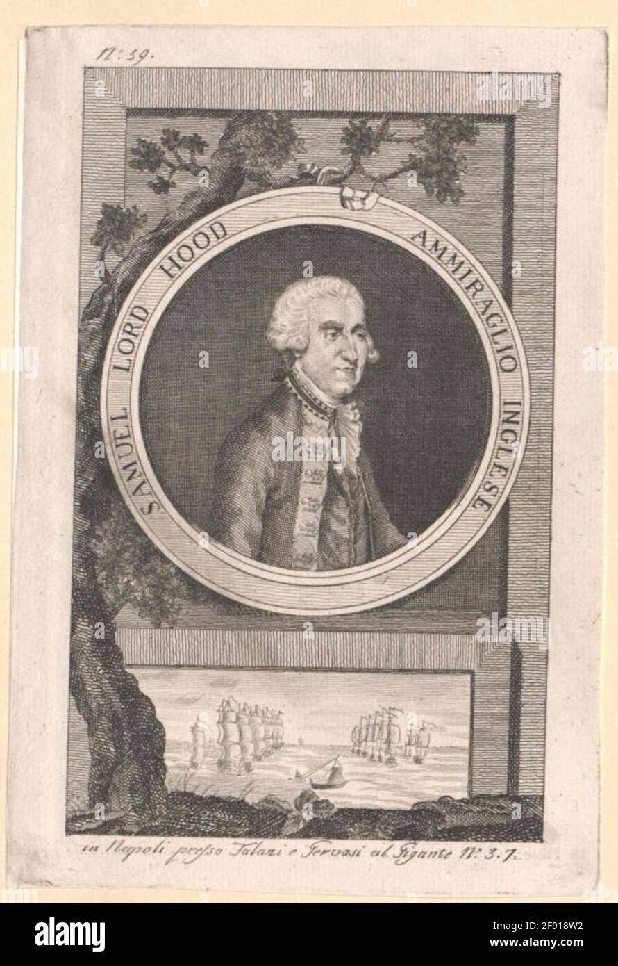 18th century admiral samuel hood hi-res stock photography and images ...