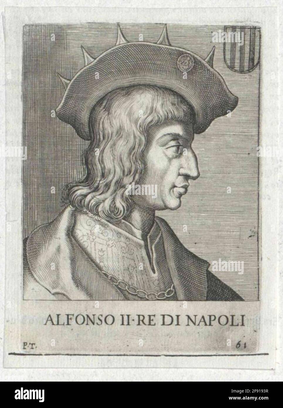Alfons II., King of Naples Stock Photo - Alamy