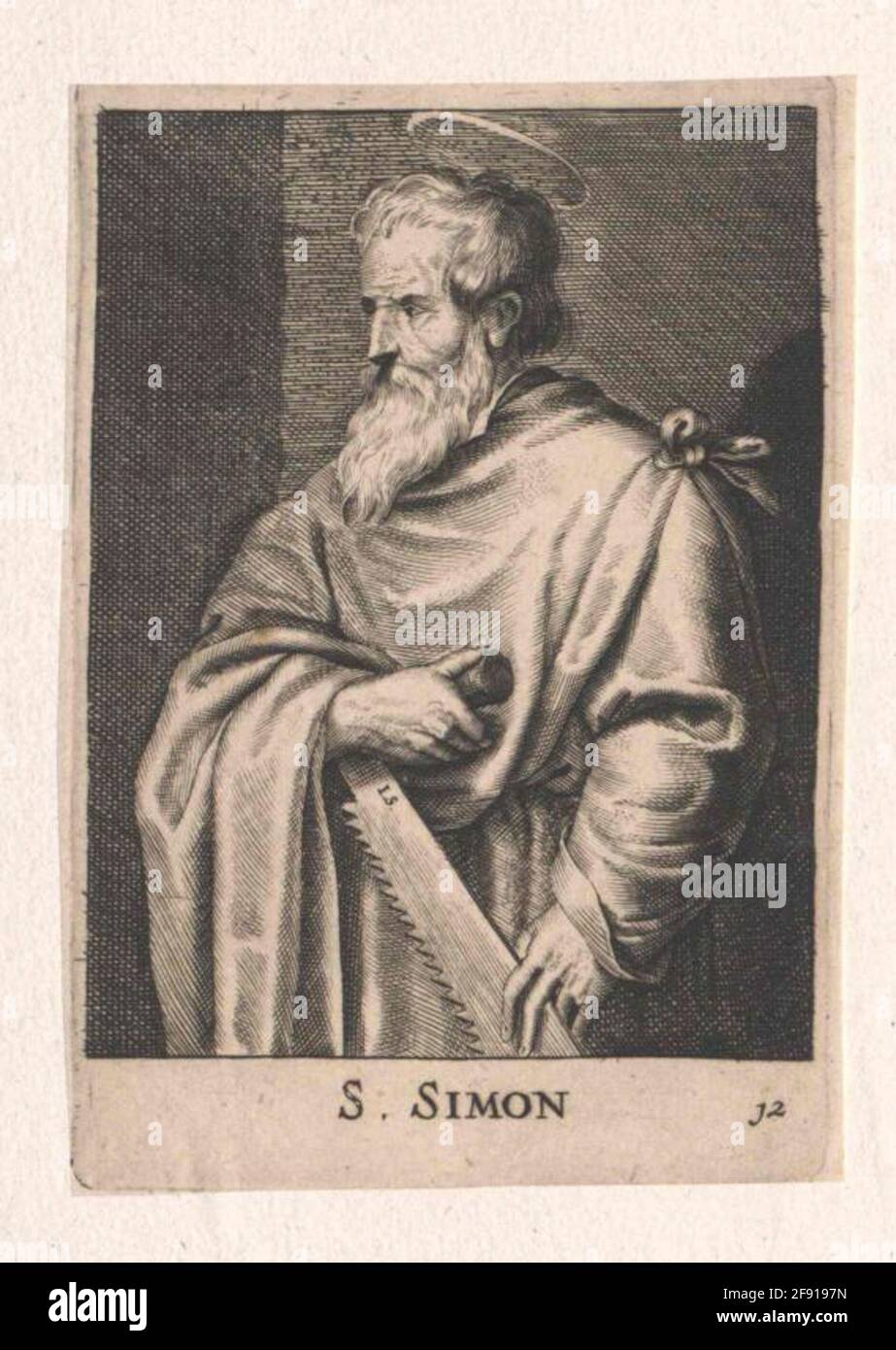 Simon, Holy Apostle Stock Photo - Alamy