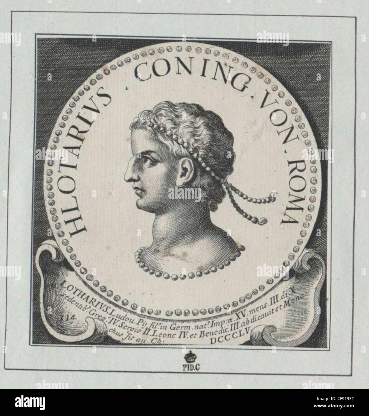 Lothar i 795 855 holy roman emperor hi-res stock photography and images ...