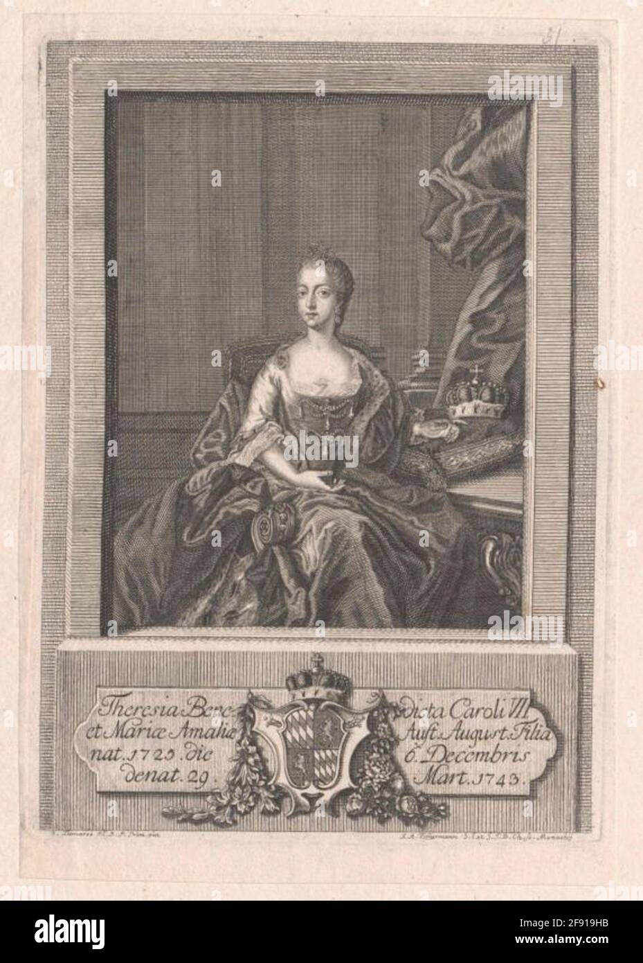 Theresia Benedicta Maria, Princess of Bavaria Stock Photo - Alamy