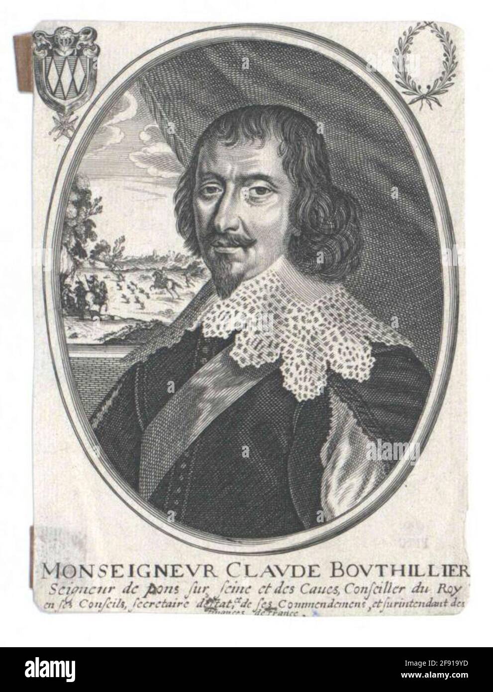 The Bouthillier, Sieur de Fouilletorte, Claude Stock Photo - Alamy