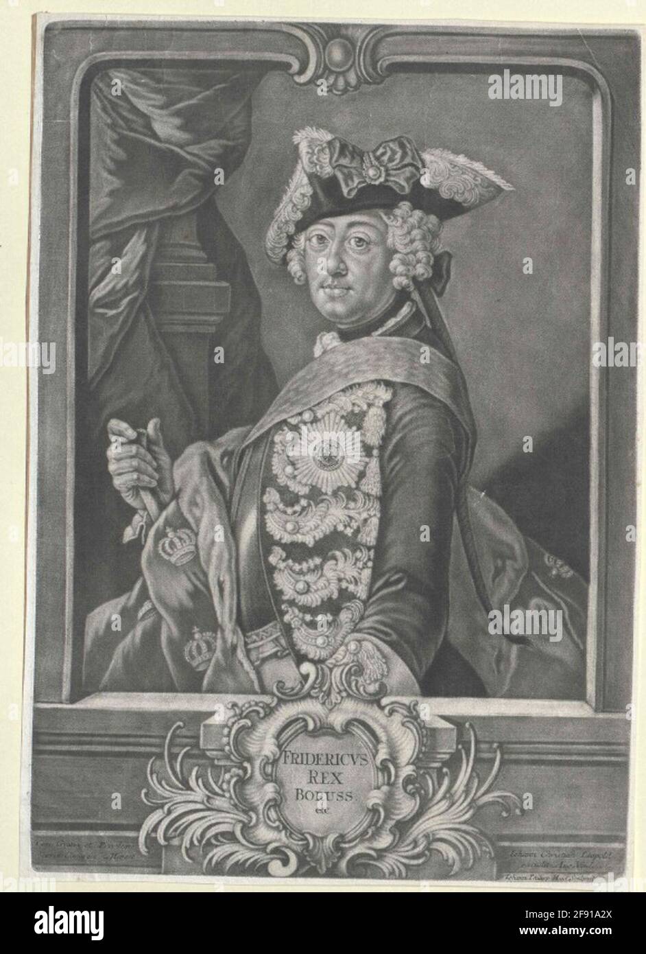 Frederick II., King of Prussia Stock Photo - Alamy
