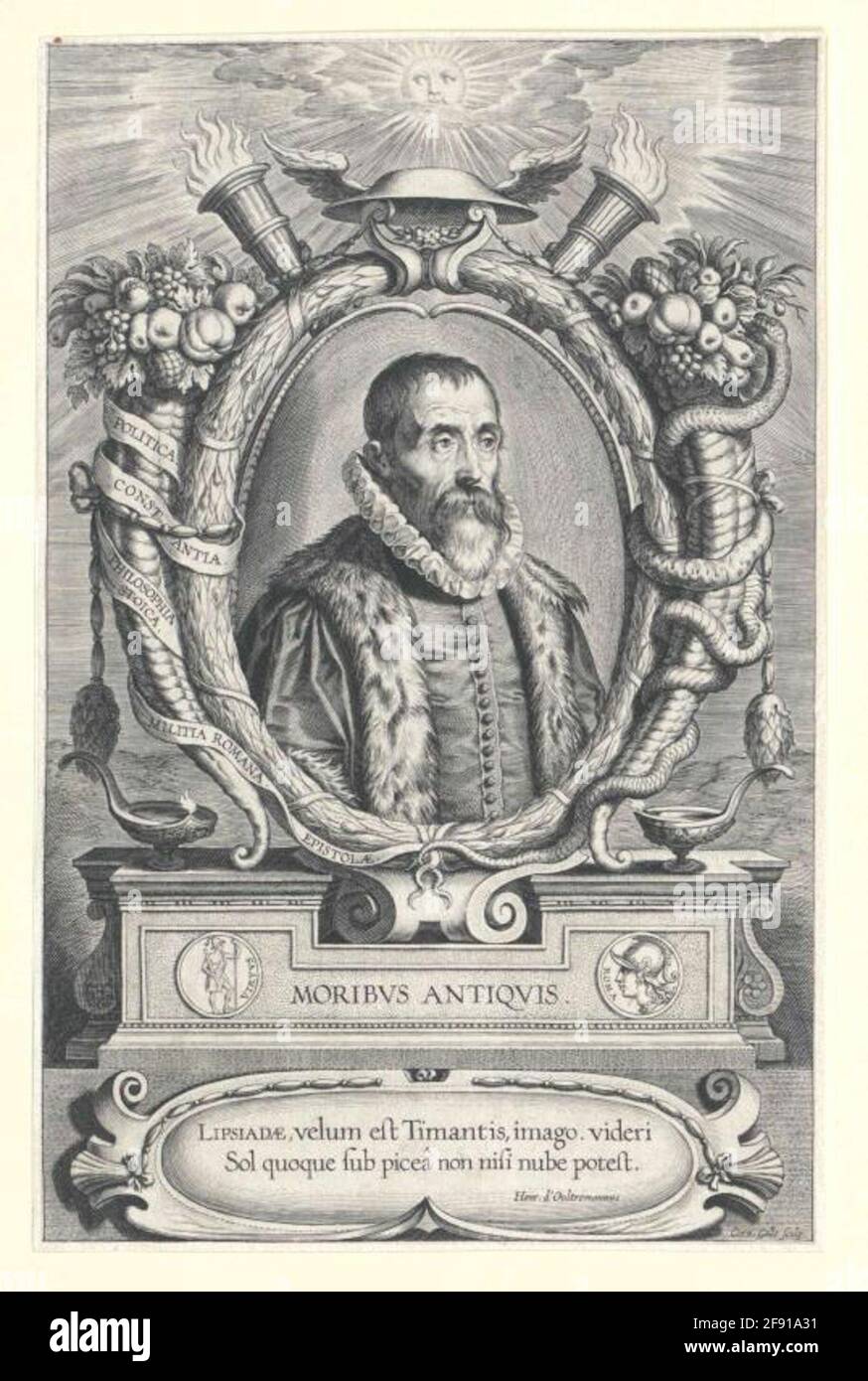 Lipsius, justus loops: Morseus, Balthasarsares: Galle, Corgelis (1615 ...