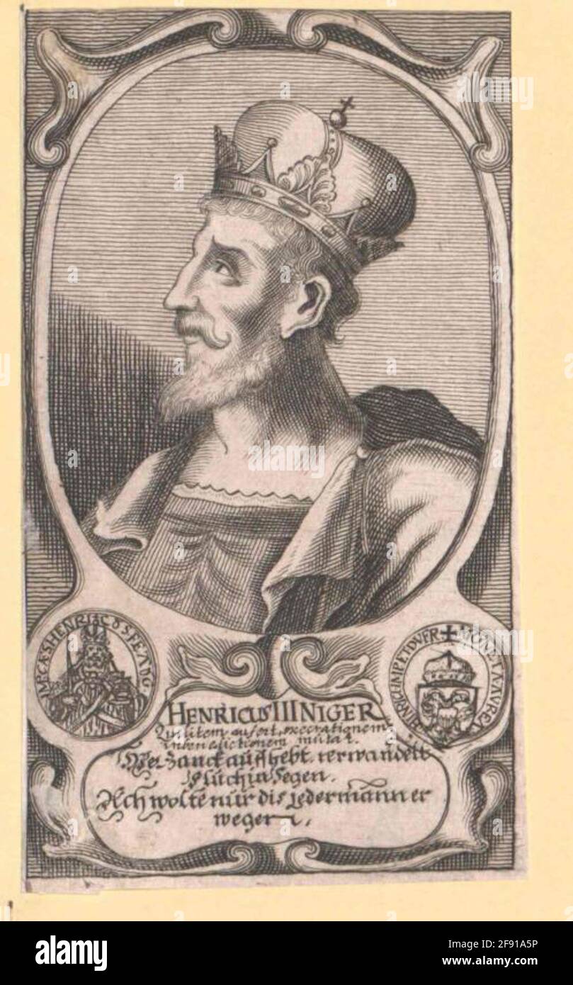 Heinrich III., Roman-German Kaiser Stock Photo - Alamy