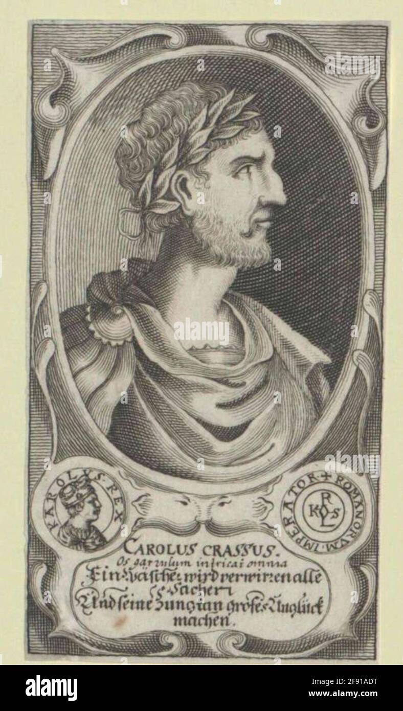 Karl III., The Thick Emperor Stock Photo - Alamy