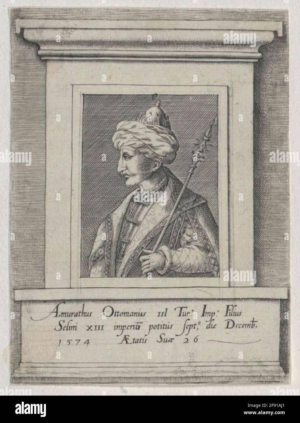 Murad III., Sultan of Turkey Stock Photo - Alamy