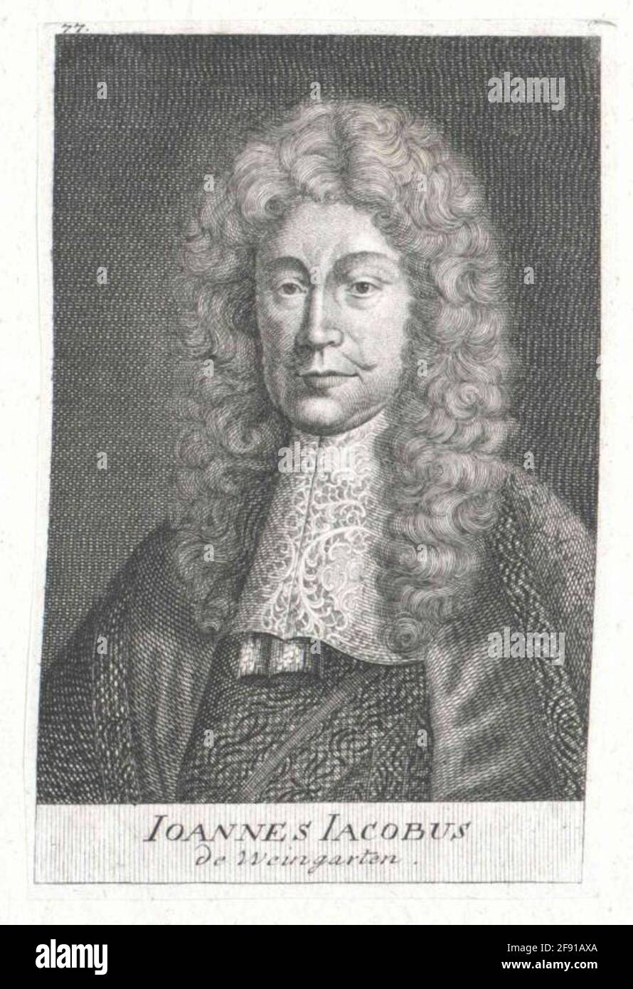 Weingarten, Johann Jacob of Stock Photo - Alamy