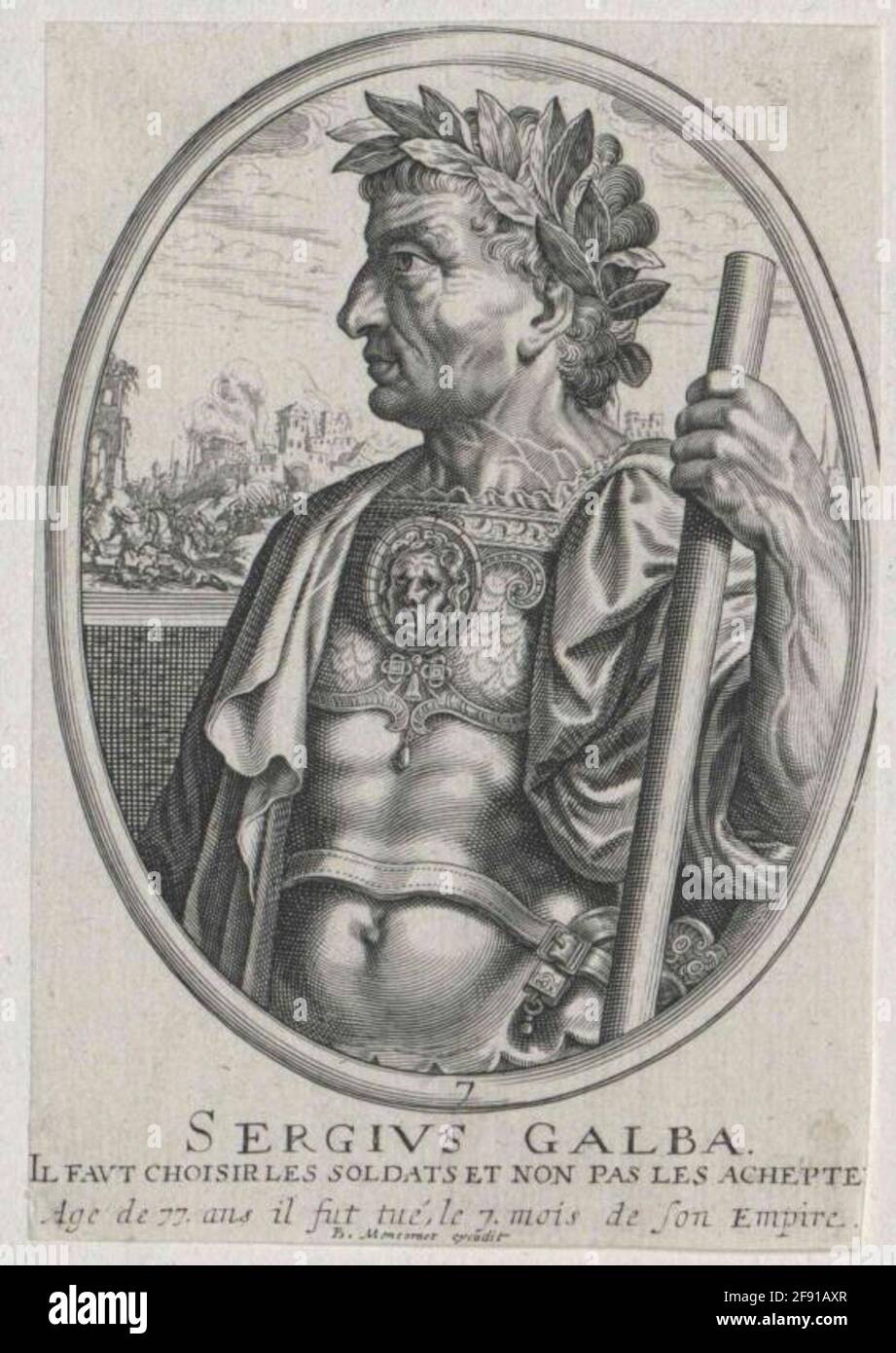 Galba, Roman emperor Stock Photo - Alamy