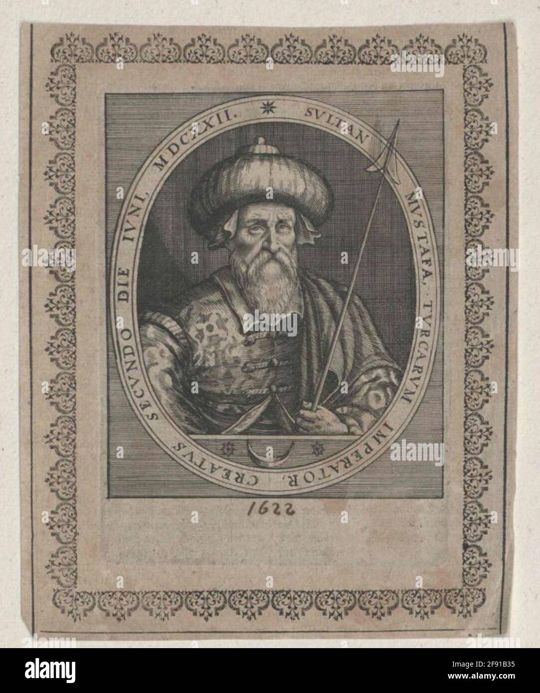 Mustafa I. Sultan of Turkey 1622/1750 Stock Photo - Alamy