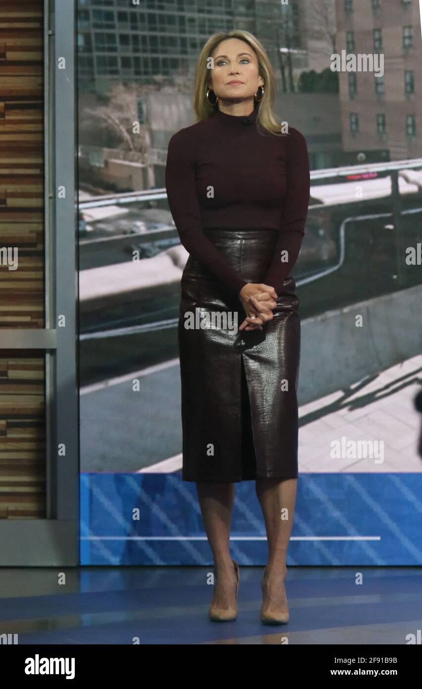 New York, NY, USA. 15th Apr, 2021. Amy Robach at Good Morning America ...