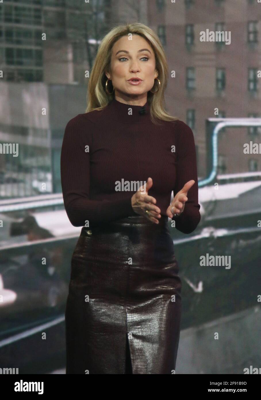 New York, NY, USA. 15th Apr, 2021. Amy Robach at Good Morning America ...