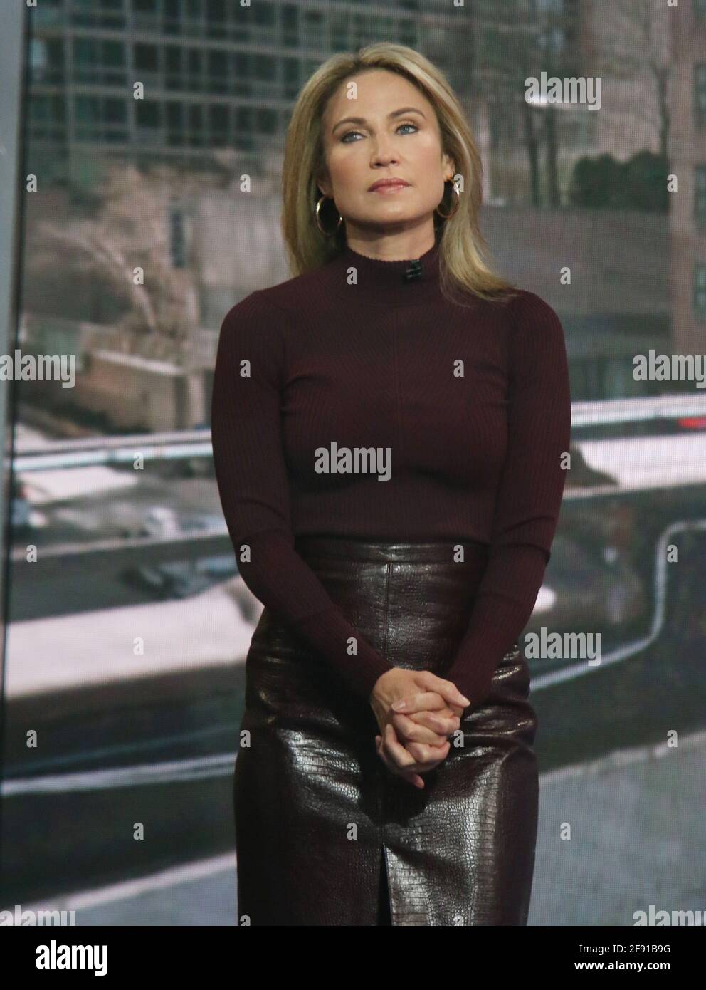 New York, NY, USA. 15th Apr, 2021. Amy Robach at Good Morning America ...