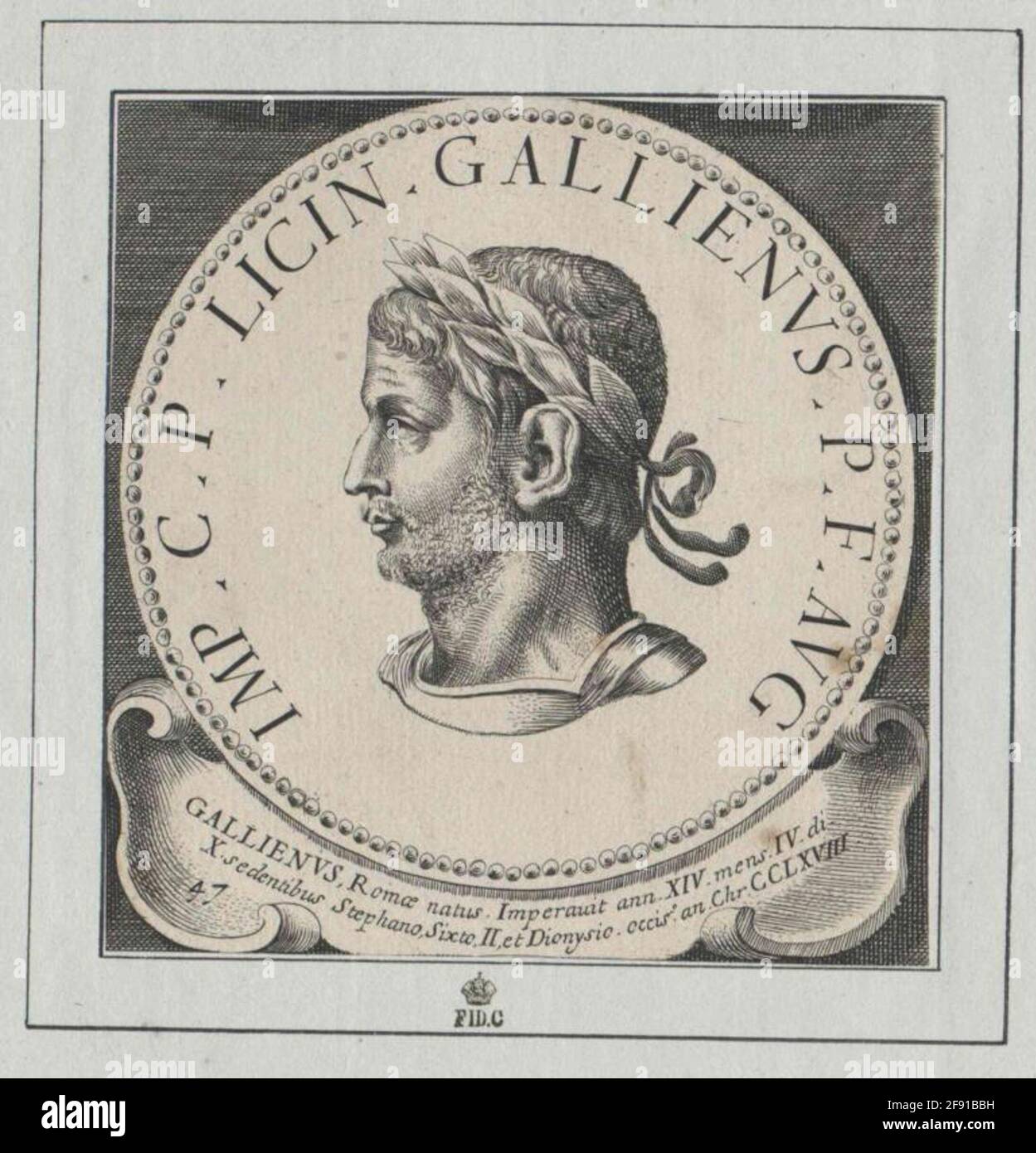 Gallienus, Roman Emperor Stock Photo - Alamy