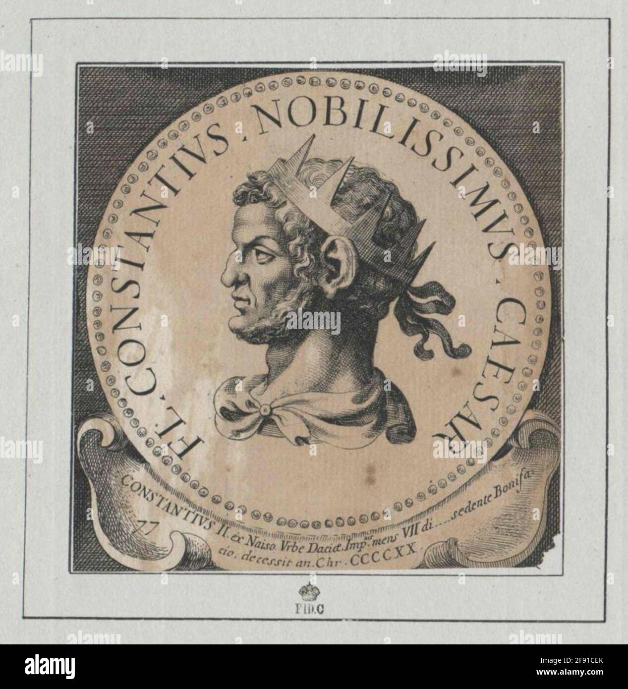 Constantius III., weströmischer Kaiser Stock Photo - Alamy