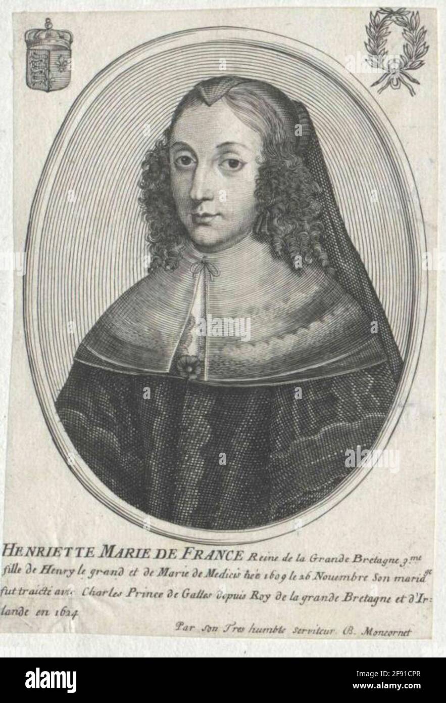 Henriette Maria, Princess of France Stock Photo - Alamy