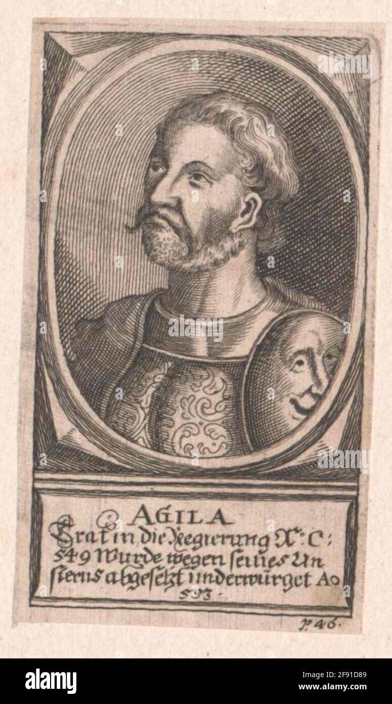 Agila I., King of the Westgoten Stock Photo - Alamy