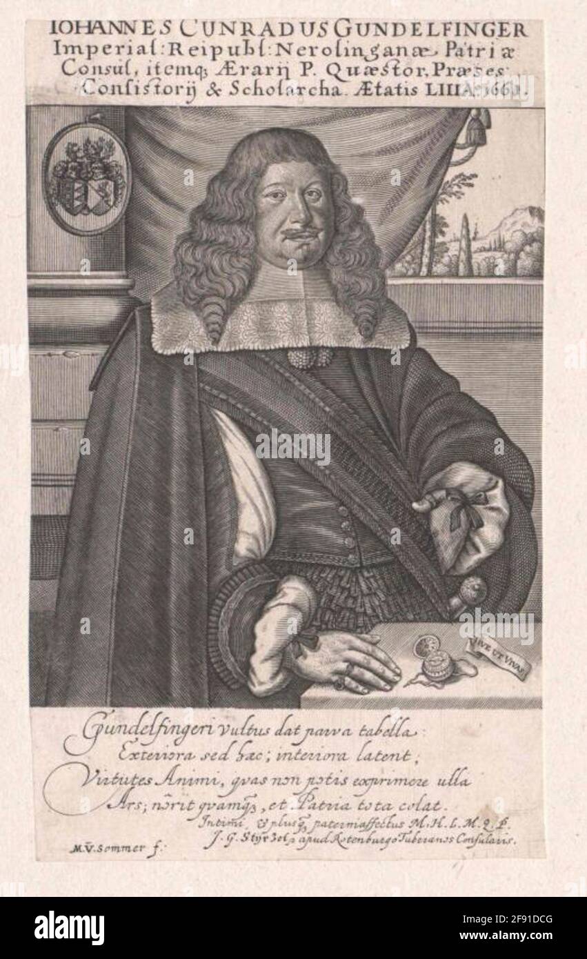 Gundelfinger, Johannes Conrad Stock Photo - Alamy