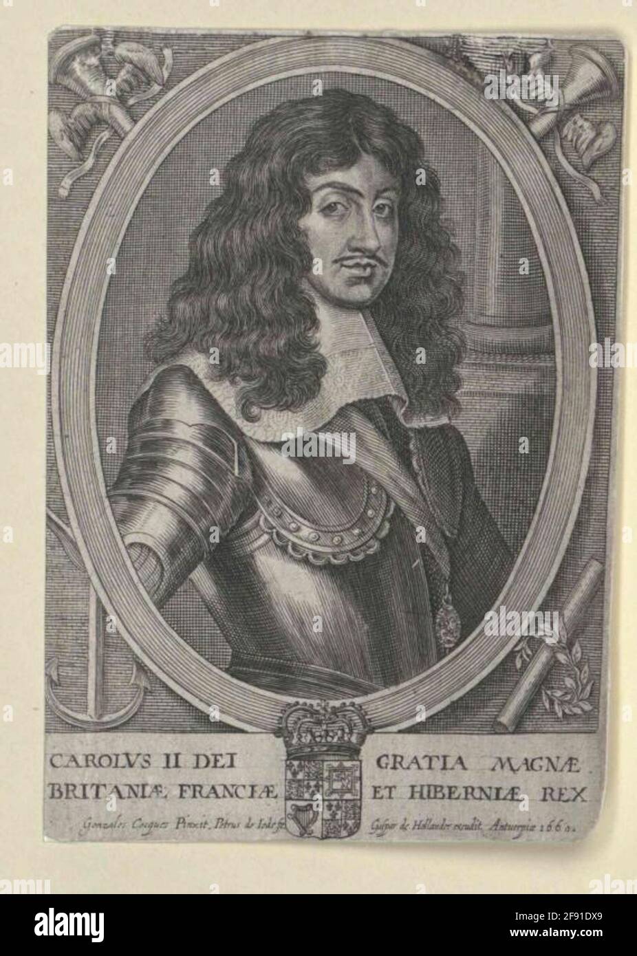 Karl II., King of England Stock Photo - Alamy