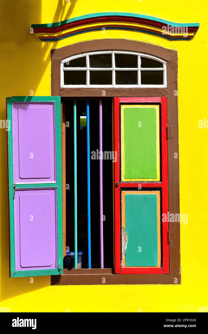 Indian shutters hi-res stock photography and images - Alamy
