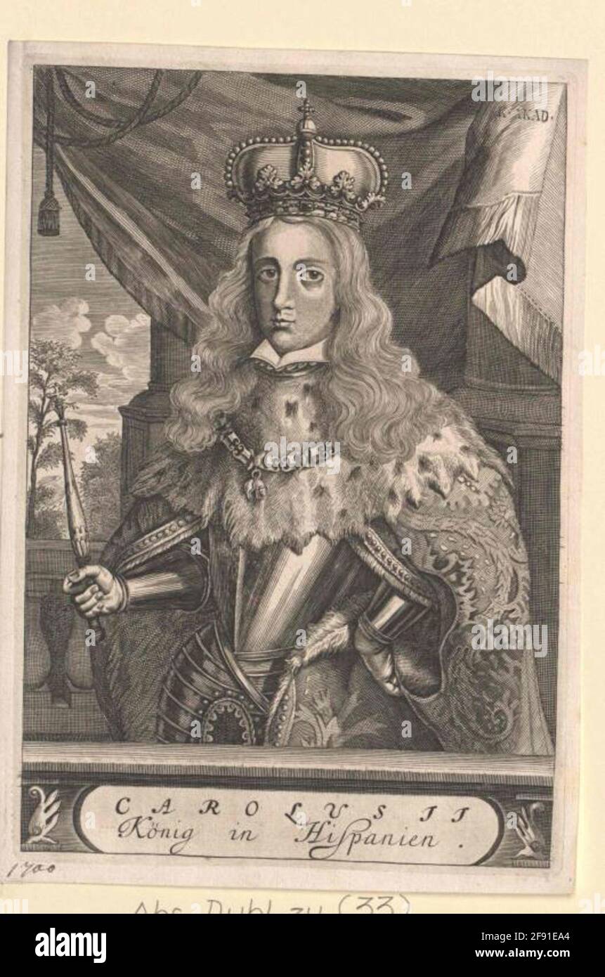 Karl II., King of Spain 1669/1800 Stock Photo - Alamy