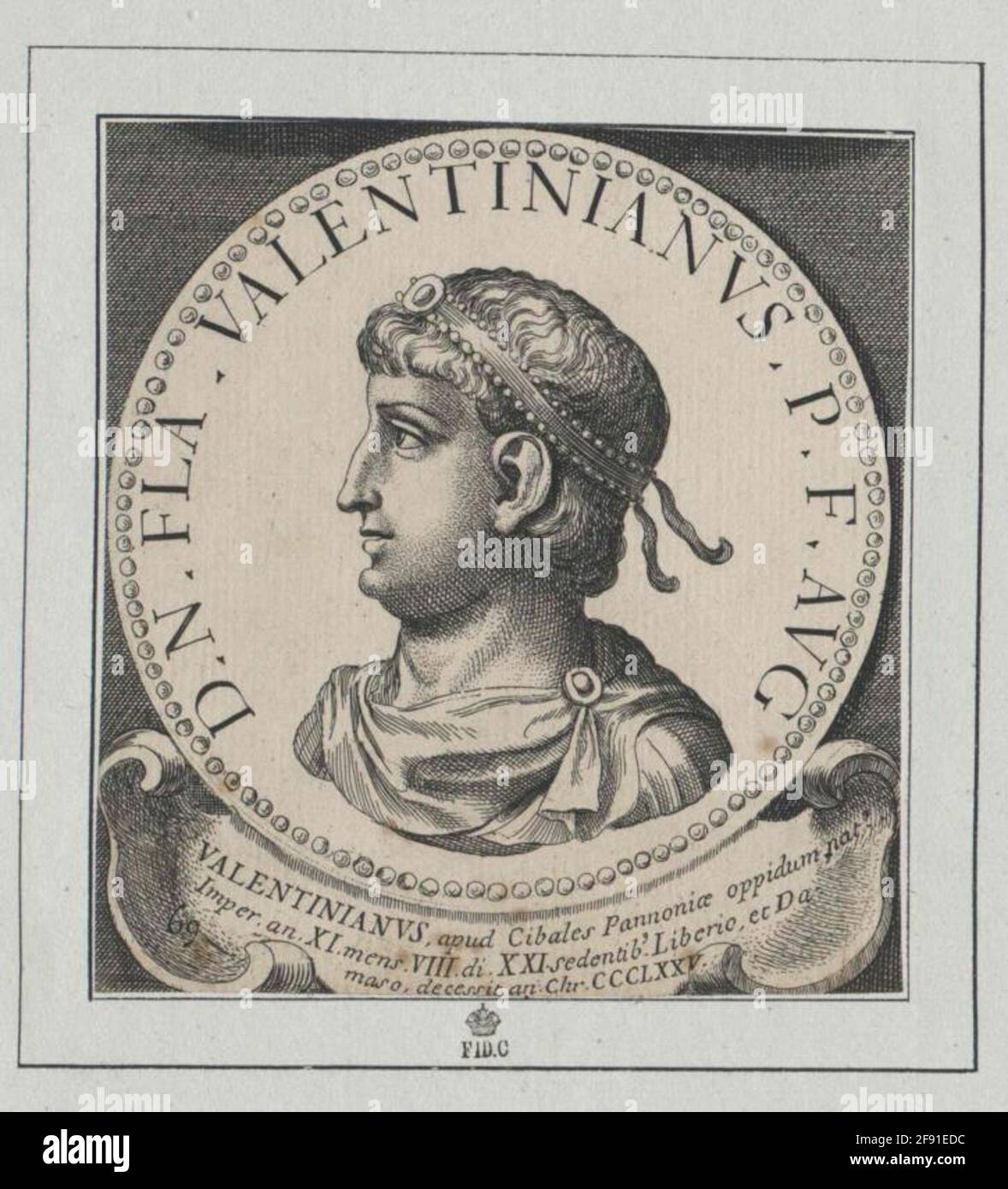 Valentinian I., Roman Emperor Stock Photo - Alamy