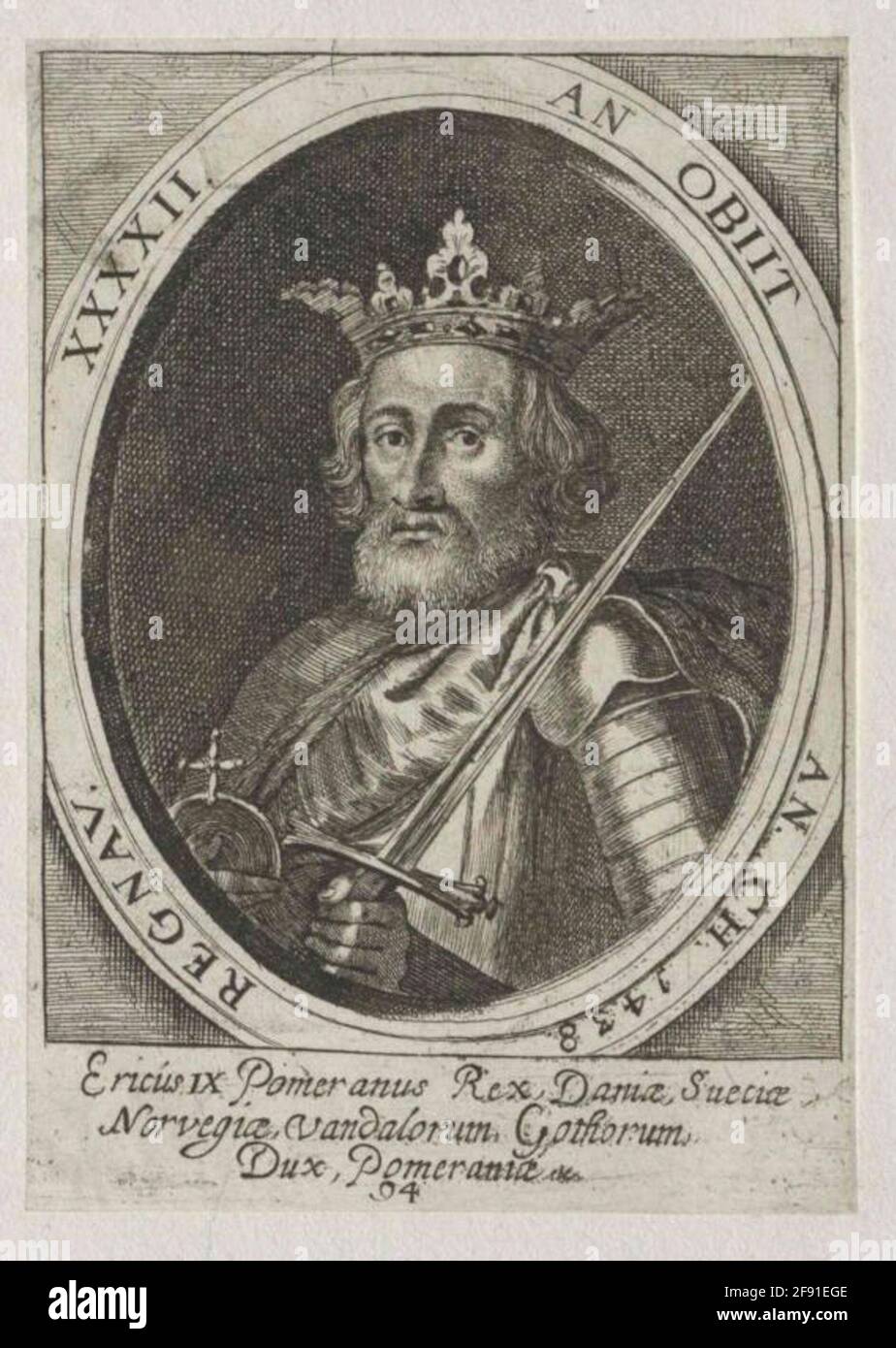 Erik X., King of Denmark Stock Photo - Alamy