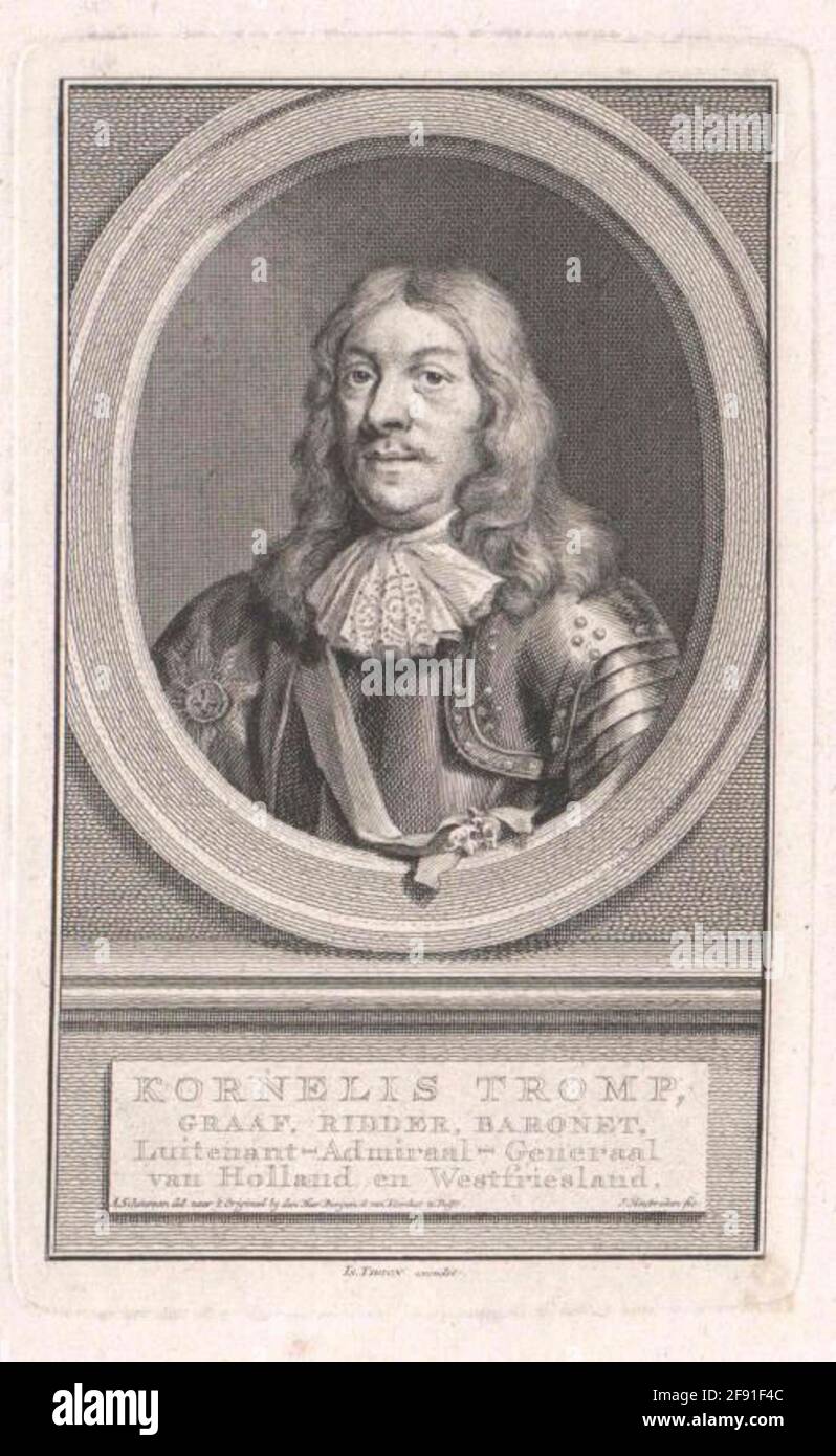 Tromp, Cornelis Stecher: Houbroken, Jacusentwerfer: Schouman ...