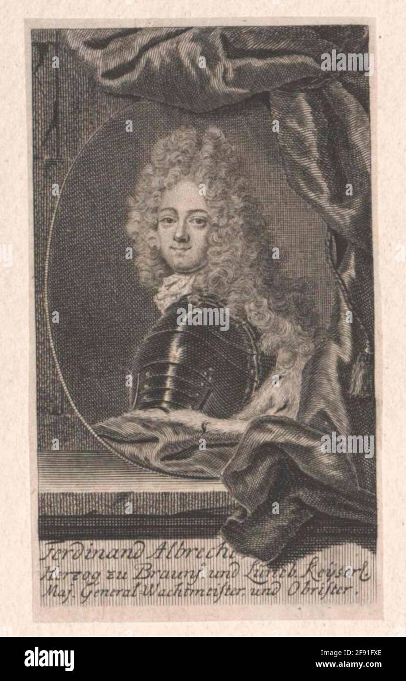 Ferdinand Albrecht II., Duke of Braunschweig-Wolfenbüttel Stecher ...