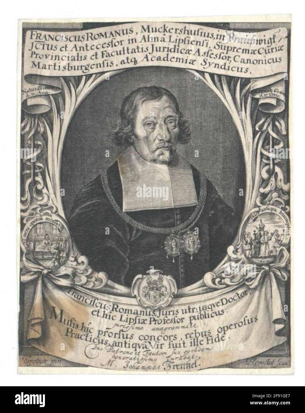 Romanus of Muckershausen, Franz Stock Photo - Alamy