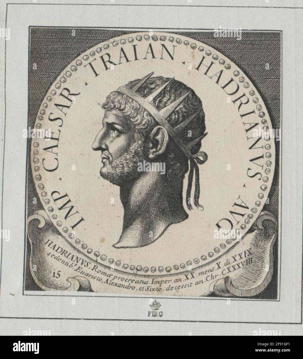 Hadrian, Roman emperor Stock Photo - Alamy