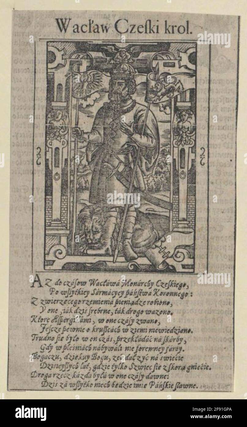 Wenzel II, King of Bohemia Stock Photo - Alamy