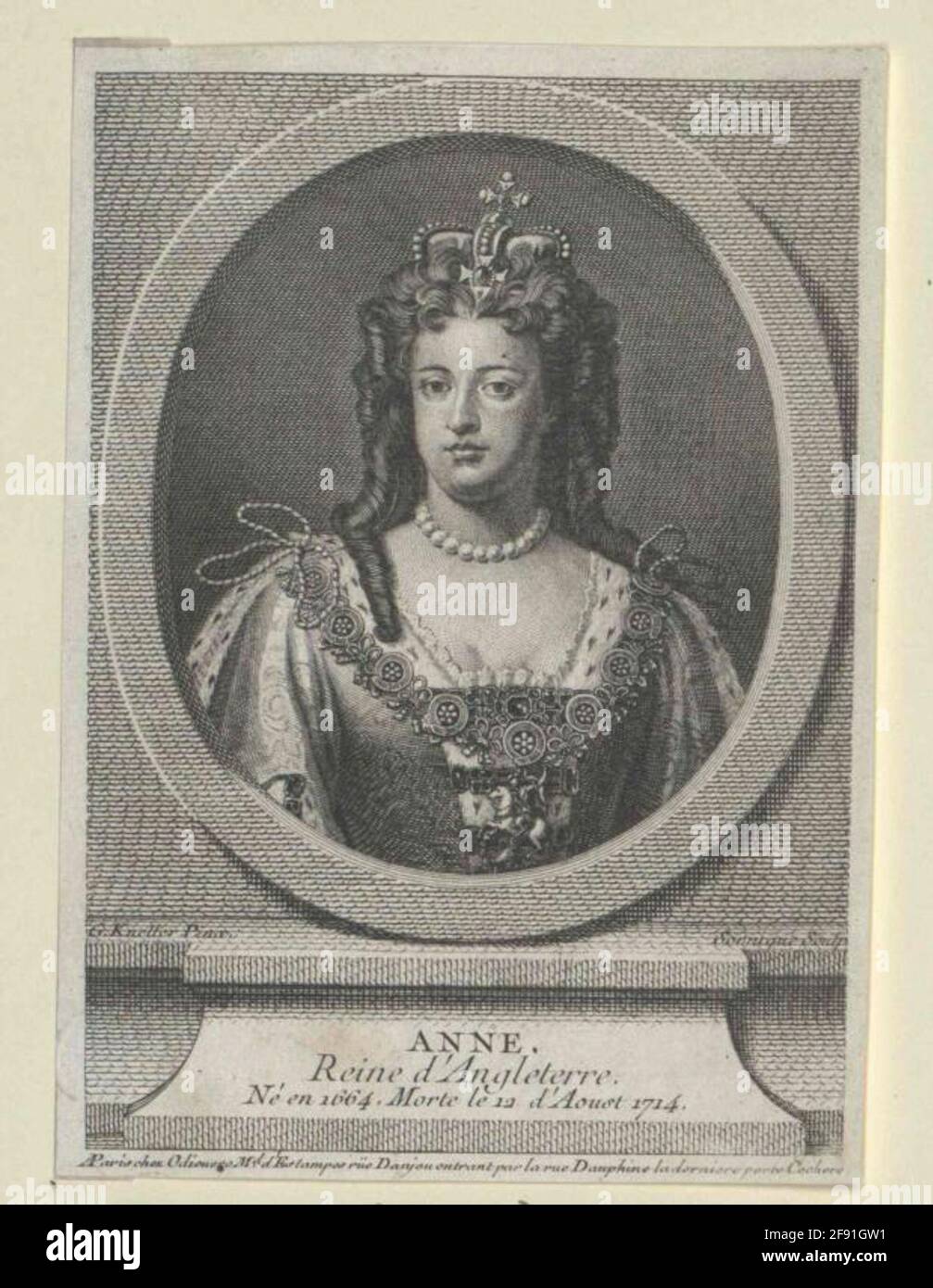 Anna, Queen of England Stock Photo - Alamy