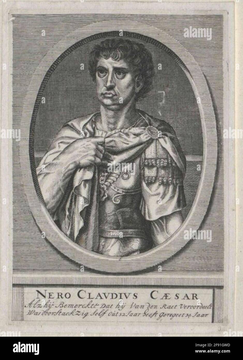 Nero, Roman emperor Stock Photo - Alamy