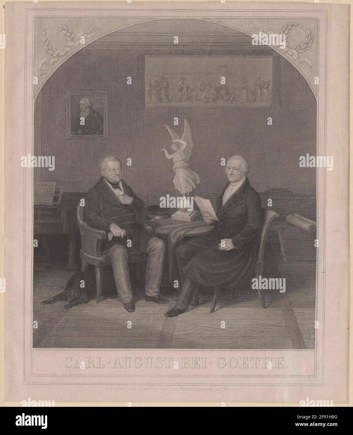 Goethe, Johann Wolfgang von Stock Photo - Alamy