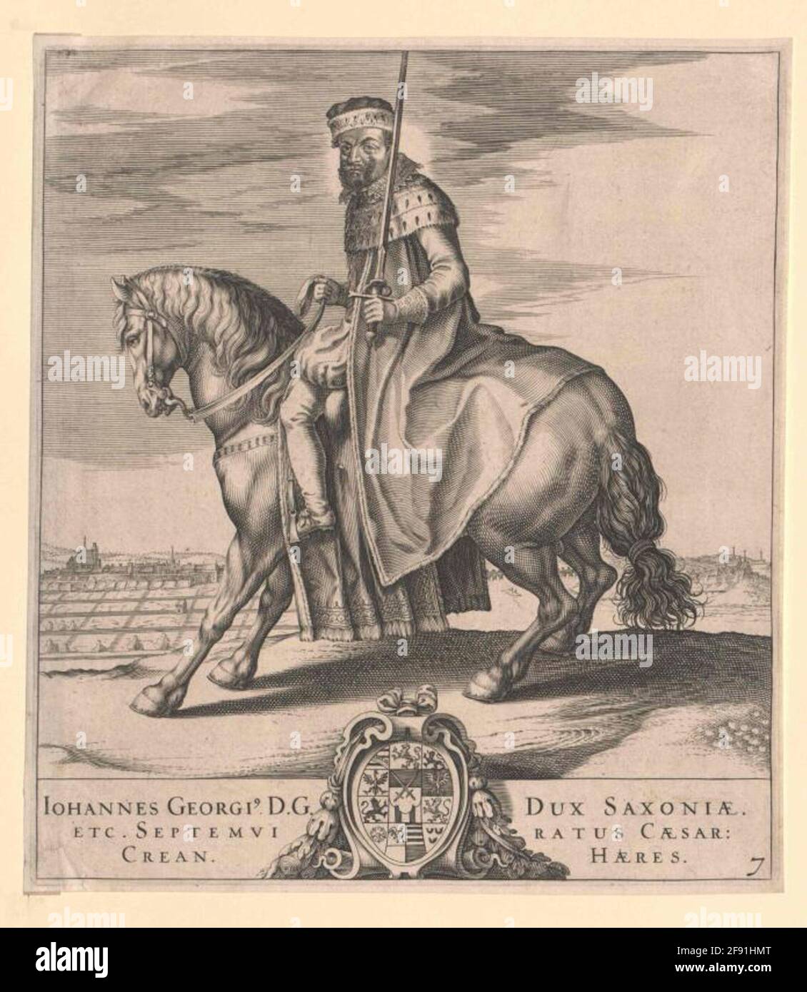 Johann Georg I, Elector of Saxony Stock Photo - Alamy