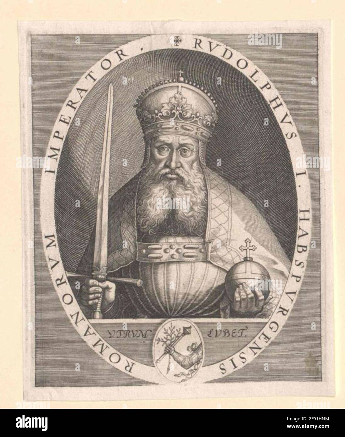 Rudolf I of Habsburg, King Stock Photo - Alamy