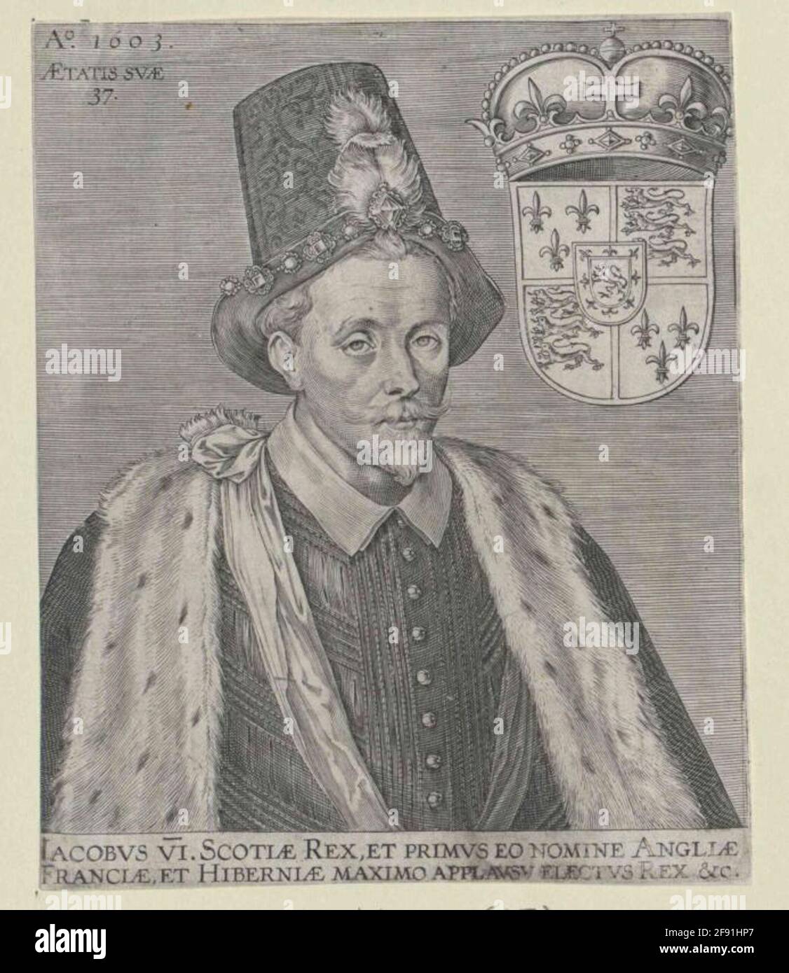 Jacob I. King of England Stock Photo - Alamy