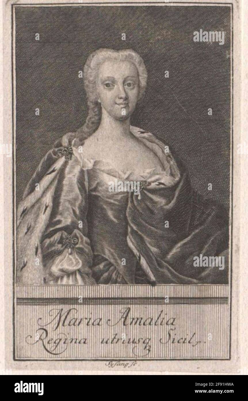 Marie Amalie, Princess of Saxony Stock Photo - Alamy