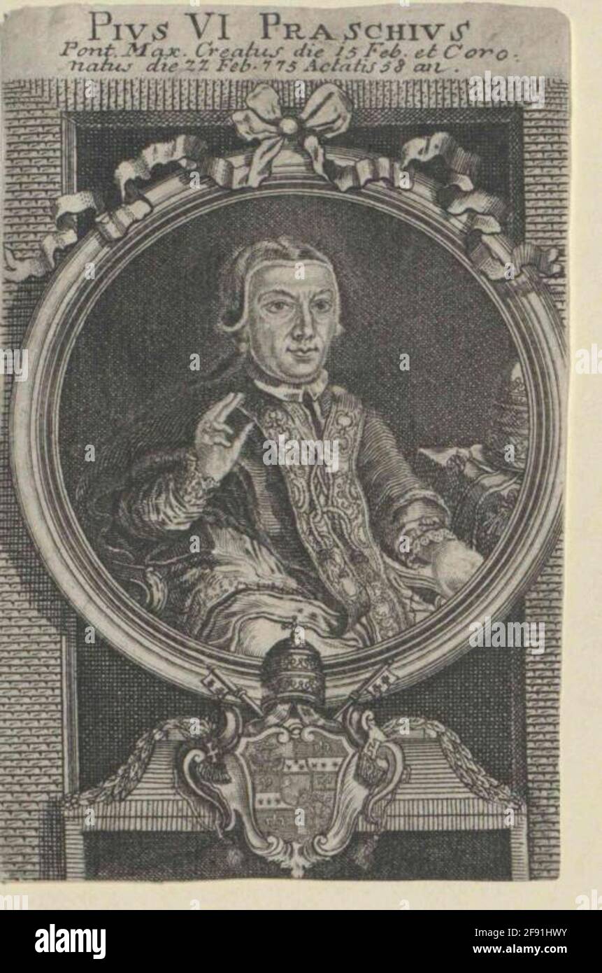 Pius VI., Pope Stock Photo - Alamy