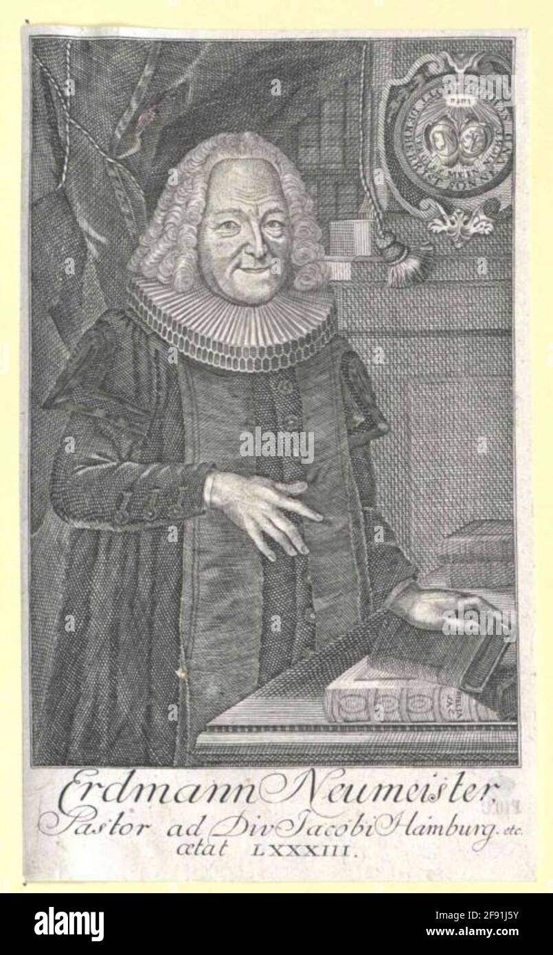 Neumeister, Erdmann 1754/1775 Stock Photo - Alamy