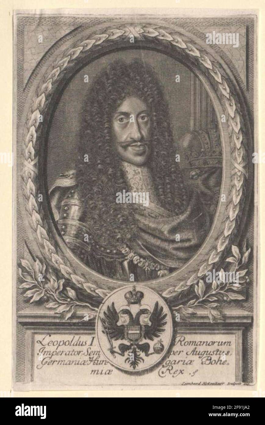 Leopold I., Roman-German Kaiser Stecher: Heckenauer, Leonhard (2 ...