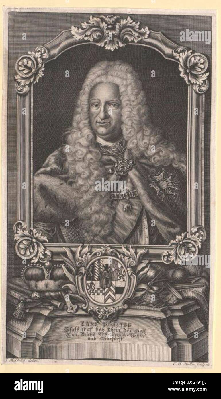 Karl Philipp, Elector of the Palatinate Stock Photo - Alamy
