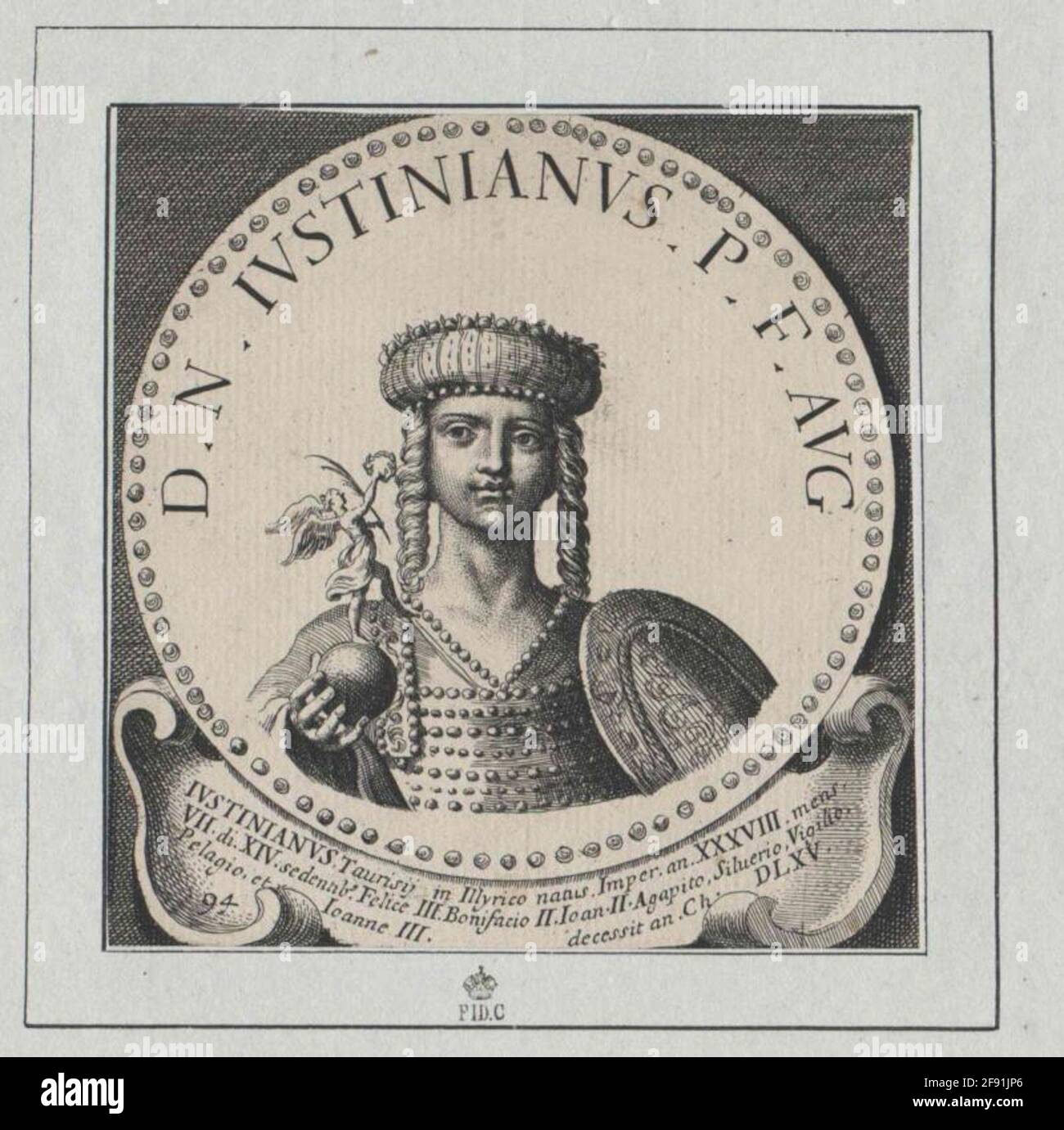 Justinian I, Kaiser of Byzantium Stock Photo - Alamy