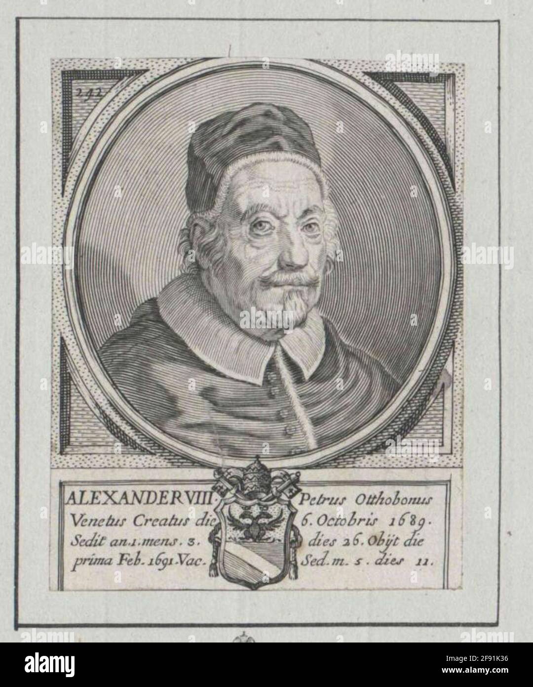 Papa alexander viii hi-res stock photography and images - Alamy
