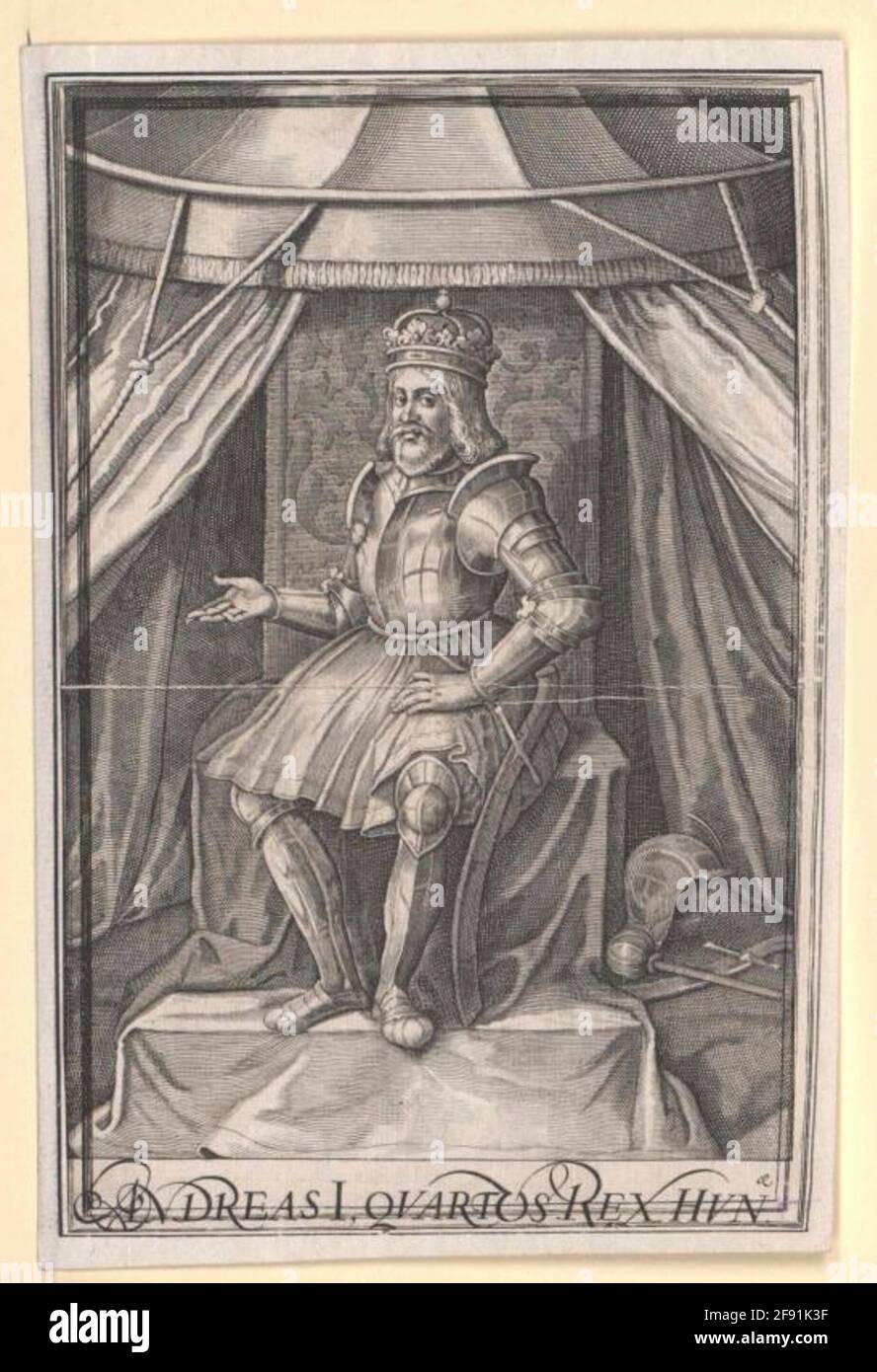 Andreas I, King of Hungary Stock Photo - Alamy